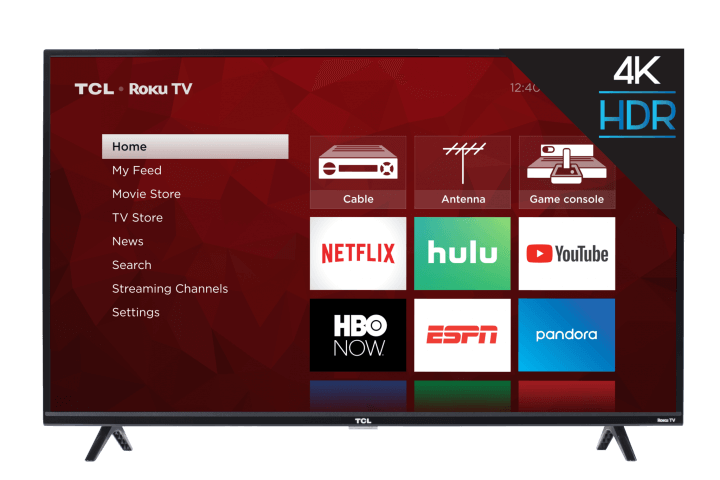 TCL 43" Class 4-Series 4K UHD HDR Roku Smart TV - 43S425 | TCL USA ...
